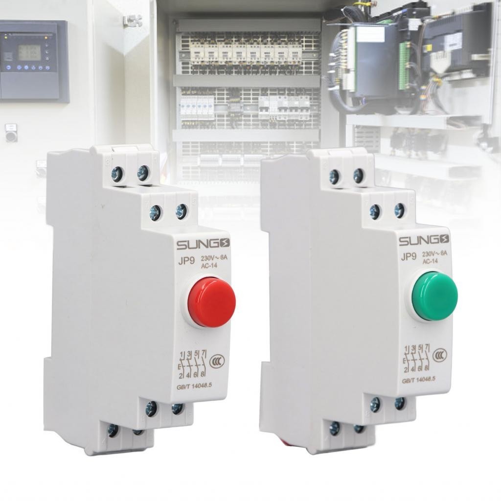 Supergoodsales Din Rail Push Button Switch AC230V Easy To Install IP20 ...