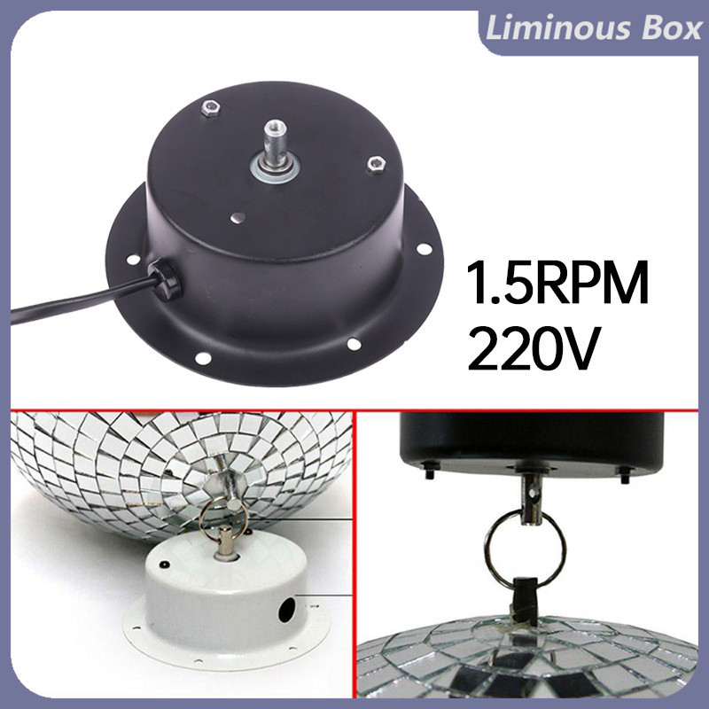 220V 1.5 RPM Rotating Mirror Reflection Ball Motor Replacement Pubs ...