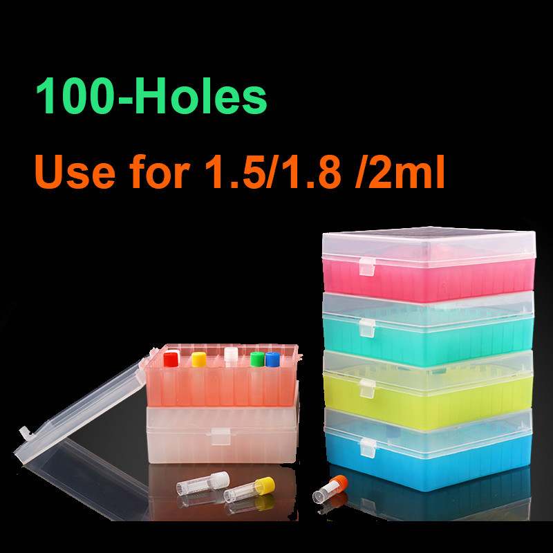plastic 1.5ml 1.8ml 2ml test tube box buckle frozen tubes Freezing tube ...