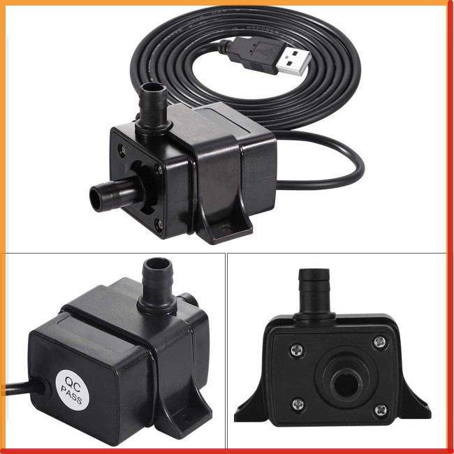 HOG Brushless DC Water Pump Super Silent Aquarium Fish Tank USB ...