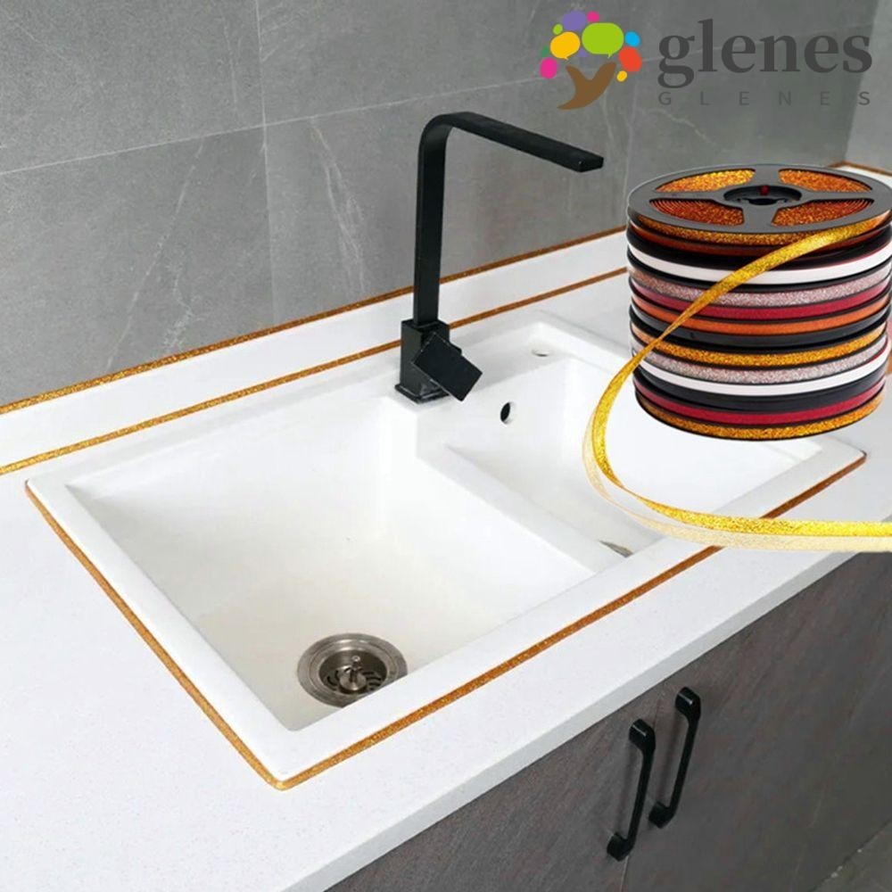 GLENES Ceramic Tile Gap Tape Self-adhesive Sink Edge Kitchen ...