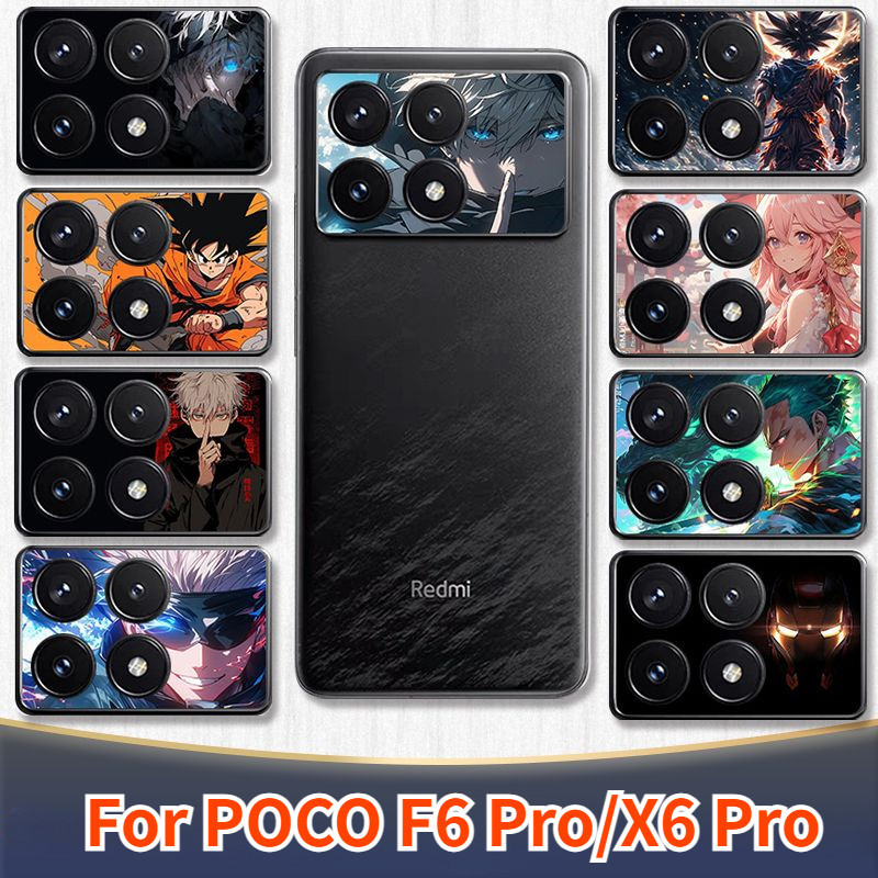 For POCO X6 Pro F6 Pro Fashion Trend Cartoon Anime Lens Sticker Camera ...