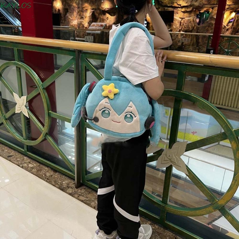 KAYLOS Hatsune Miku Backpack, PP Cotton Cartoon Hatsune Miku Crossbody ...