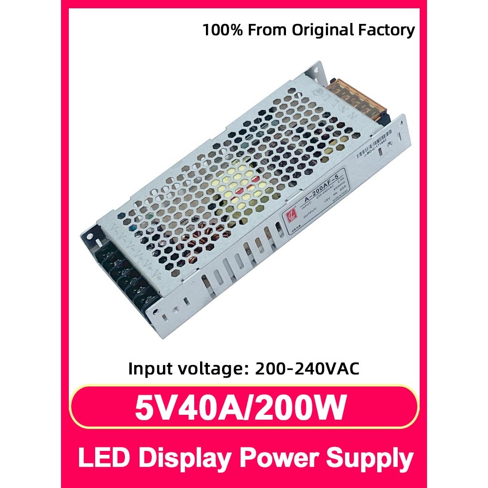 Chuanglian Ultrathin Power Supply A-200AF-5 LED Display 5V 40A 200W ...