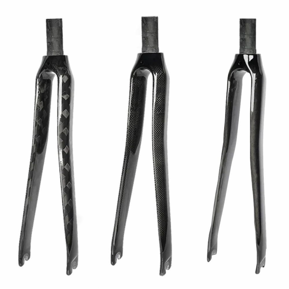 TOSEEK NO LOGO Bicycle Road Fork 700C Carbon Fiber Front Fork Road Bike ...