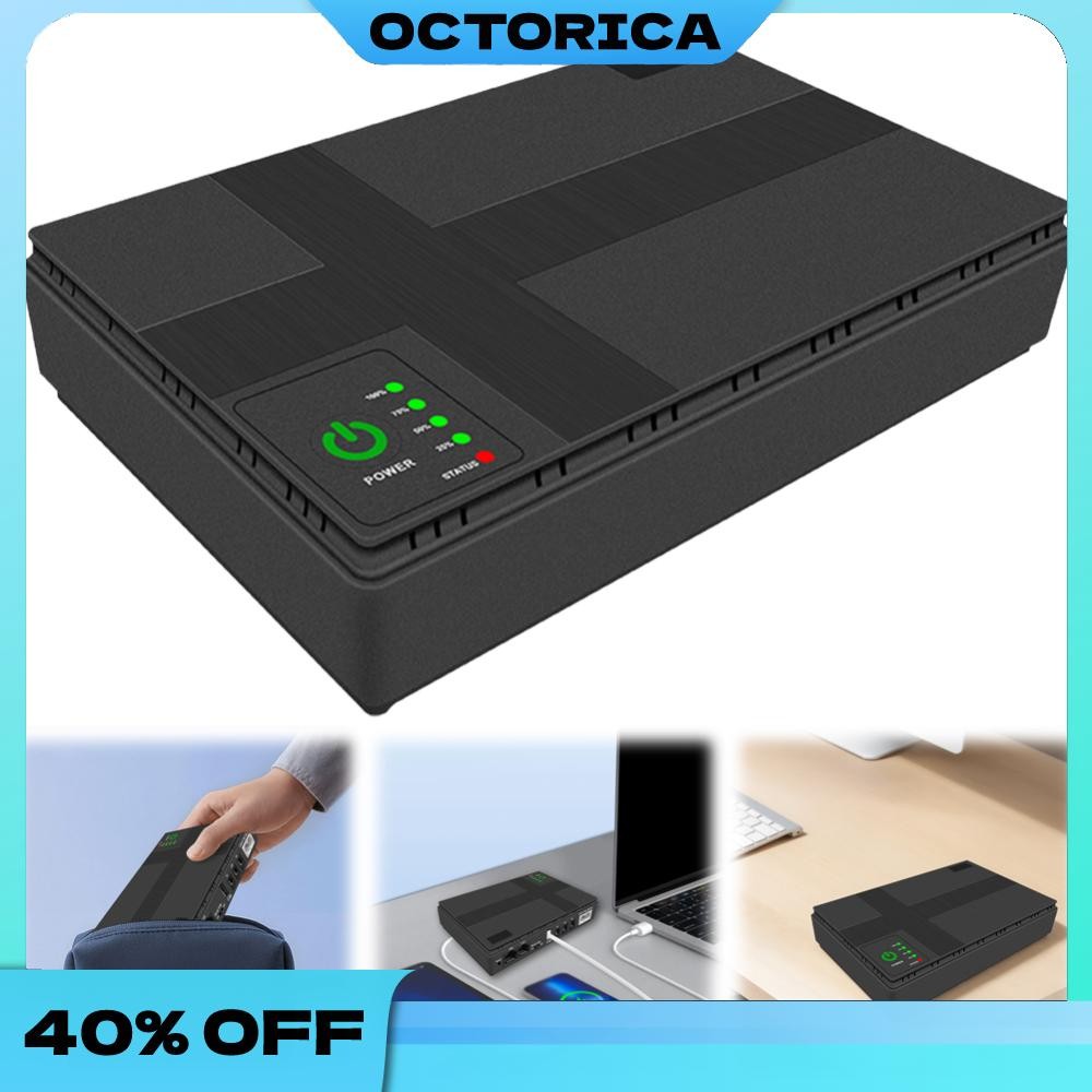 8800/10400mAh DC UPS Battery Backup USB 5V 2A DC 5V 9V 12V 1A POE 15V 24V 0.6A | Shopee Philippines