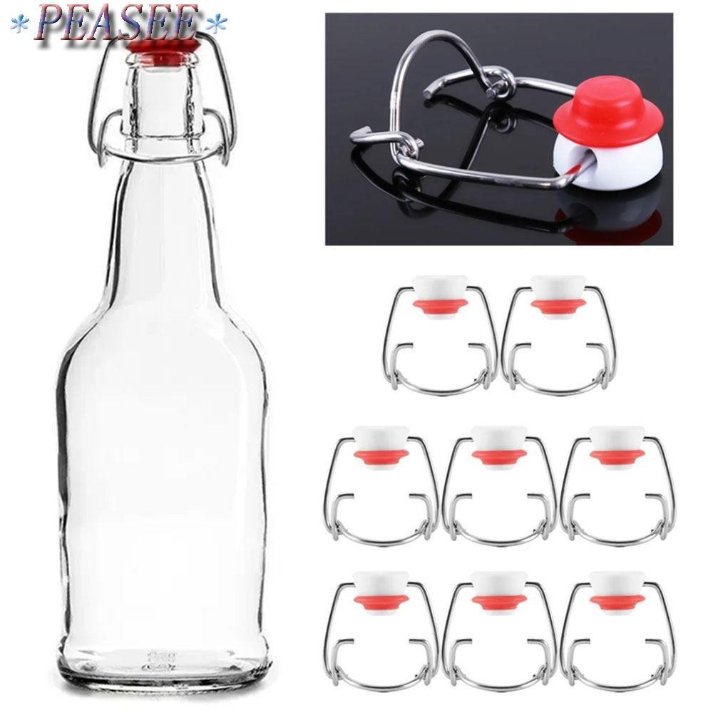 [PEASEE] 8Pcs Bottles Cap Flip, Beer Flip Top Bar Tool Wine Stopper ...