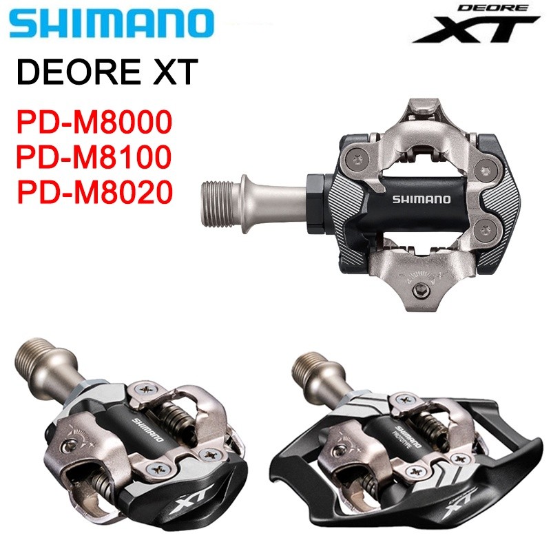 Shimano New DEORE XT PD-M8000 M8100 M8020 Self-Locking SPD Pedals MTB Components Using For ...