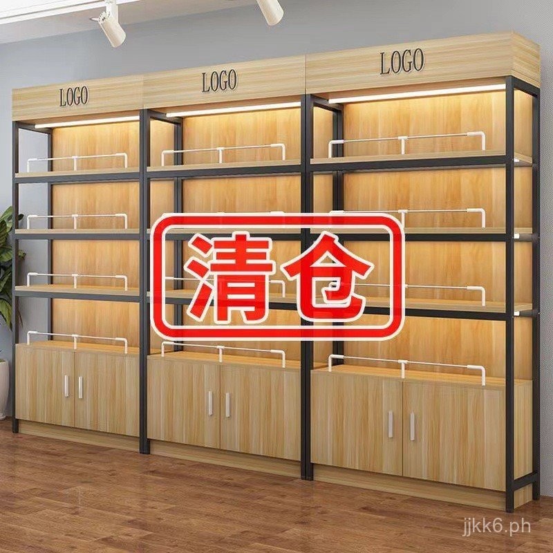 Shelf Display Cabinet Supermarket Shelf Multi-Layer Sample Display Rack ...