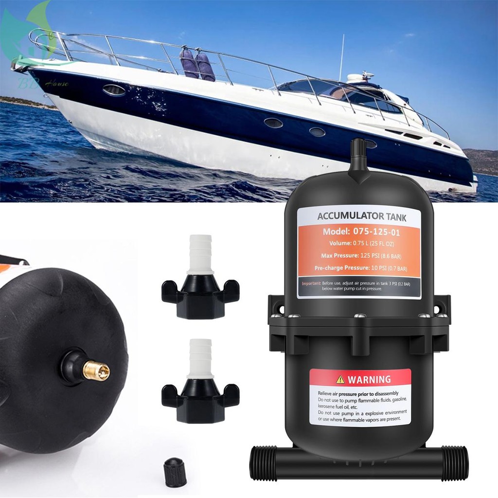 Accumulator Tank with Internal Bladder Pressurized Water Pump Flow ...