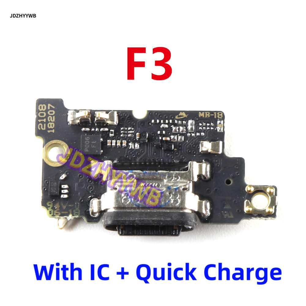 1pcs With IC For Xiaomi Poco F3 USB Charging Port Flex Cable 33W Fast ...