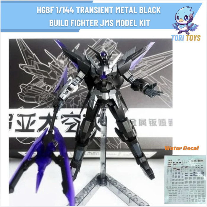 Hg 1/144 Transient Metal Black Color Build Fighter JMS Model Kit HGBF | Shopee Philippines