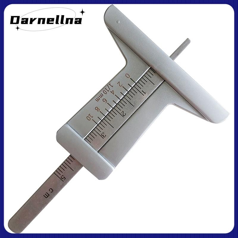 【darnellna】Car Tire Pattern Measuring Ruler Mini Stainless Steel ...