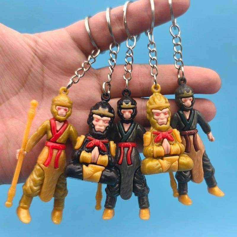 10 Pieces Pack-Black Myth Goku-Keychain, -Pant, Son Goku Image-Student ...