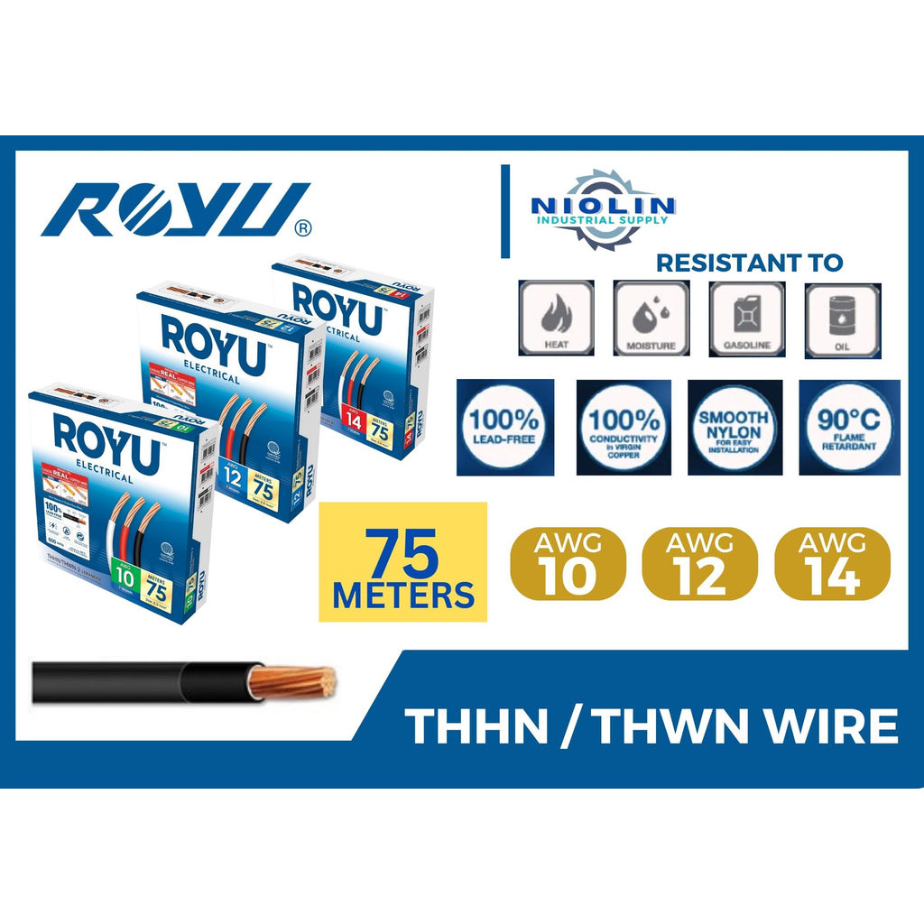 75 Meters ROYU THHN Wires | Shopee Philippines