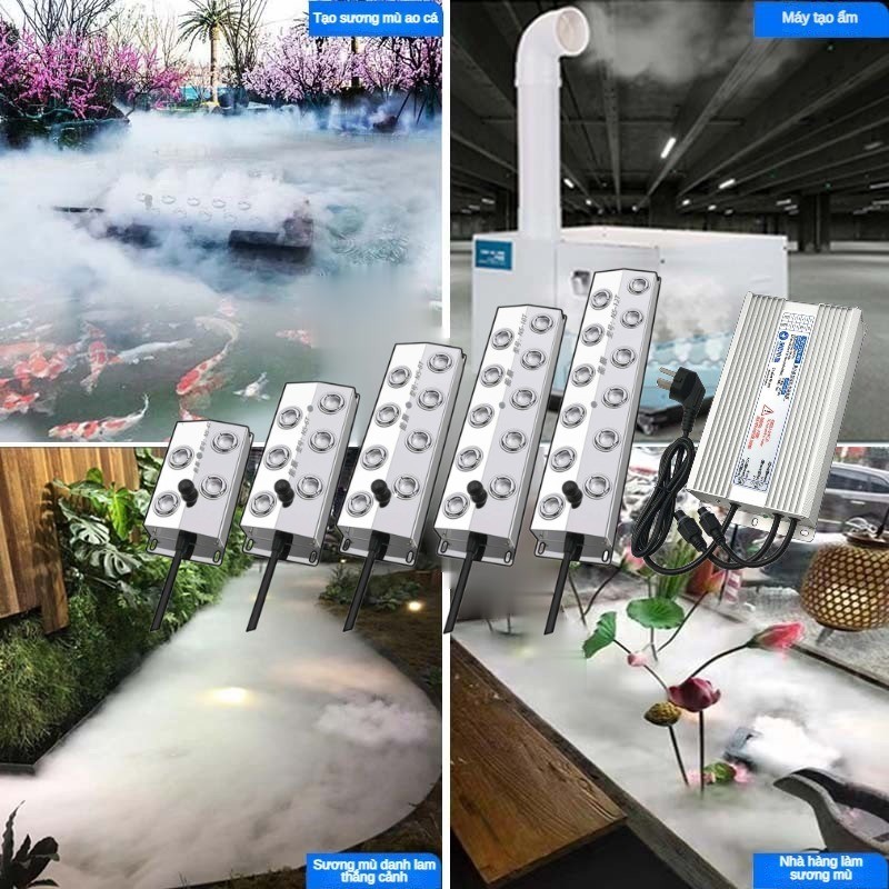 NengShun 4,6,10,20 Eye Ultrasonic Mist Sprayer with Float - Waterproof ...