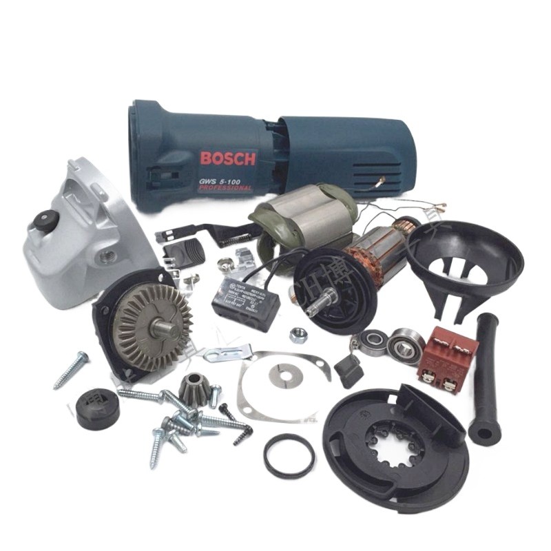 Bosch GWS5-100 Angle Grinder Original Parts Rotor Stator Shell Gear ...
