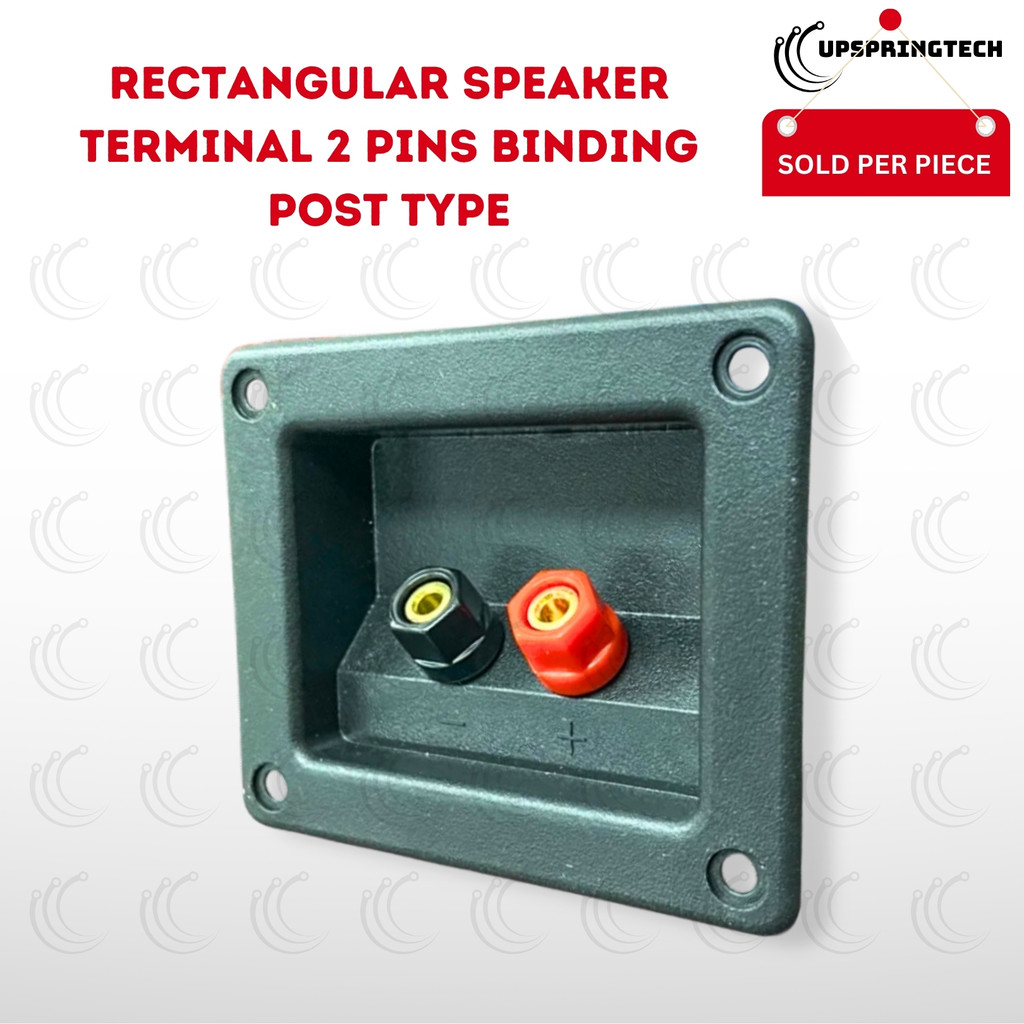 Rectangular Speaker Terminal 2 Pins Binding Post Type | Shopee Philippines