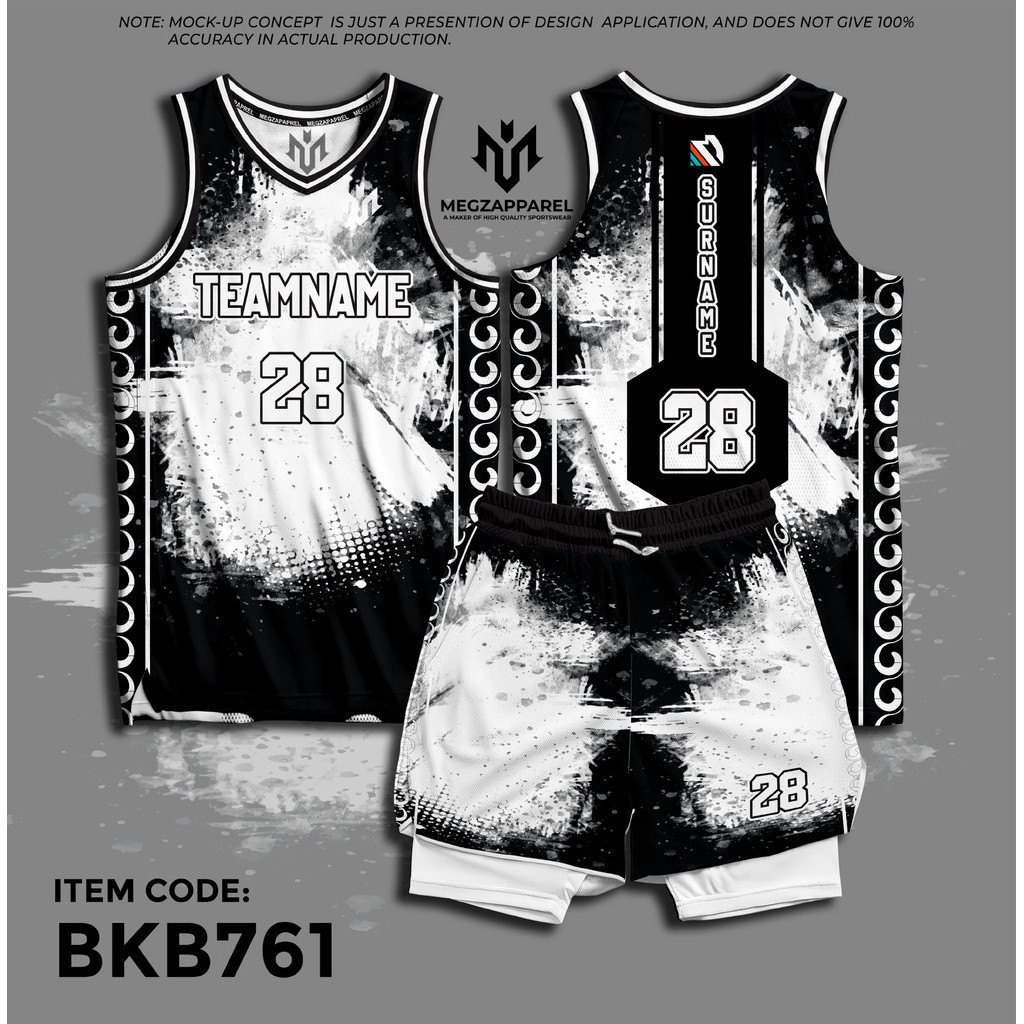 MEGZ Free Customized Team Name Surname and Number Basketball Jersey ...