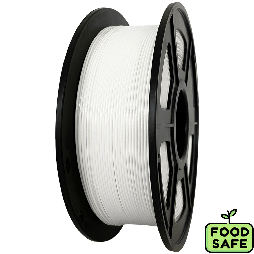 WELLSHOW Food Safe PETG White 1.75mm, 1KG, PETG 3D Printer Filament ...
