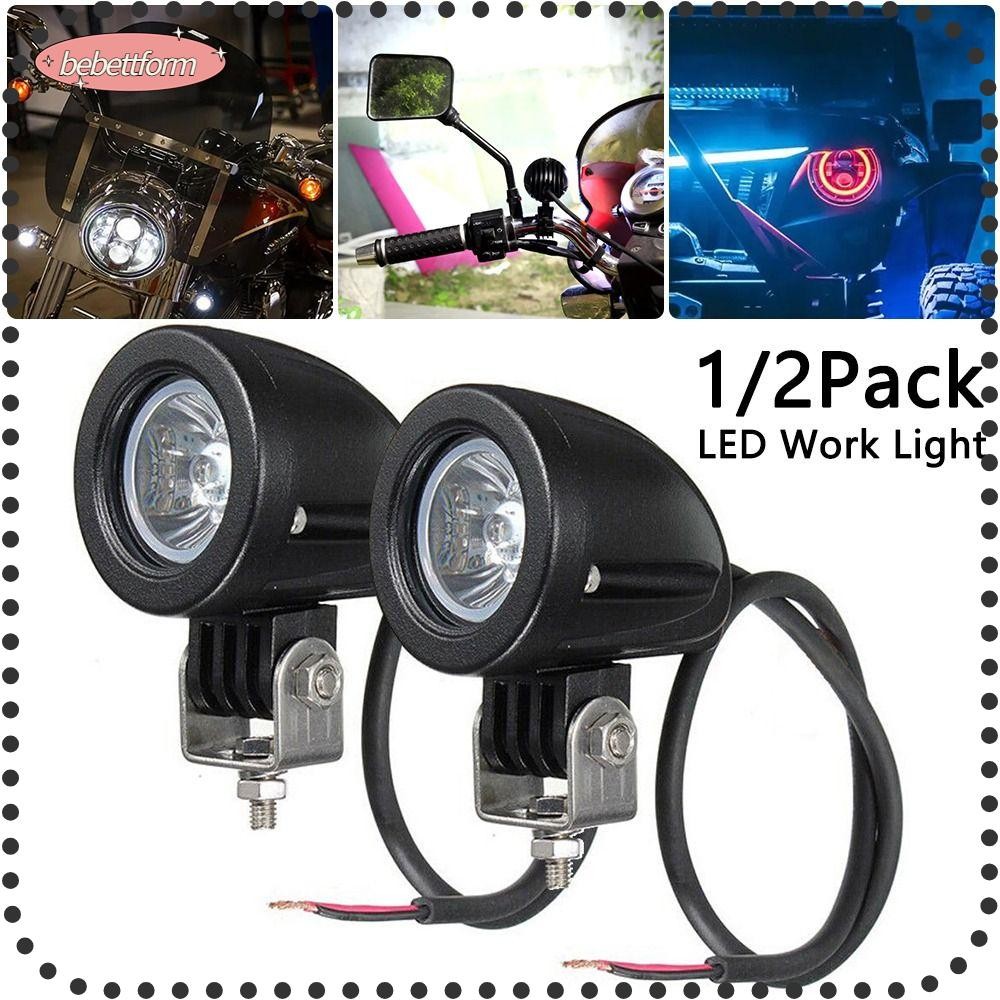 LUCKY 1/2Pack LED Work Light Vehicle Modified Offroad Truck SUV Auto lamp Headlights 10W LED ...