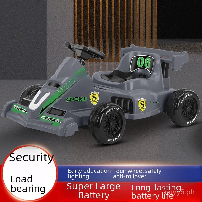 Go-Kart Children's Electric Car Four-Wheel Drift Car Remote Control ...