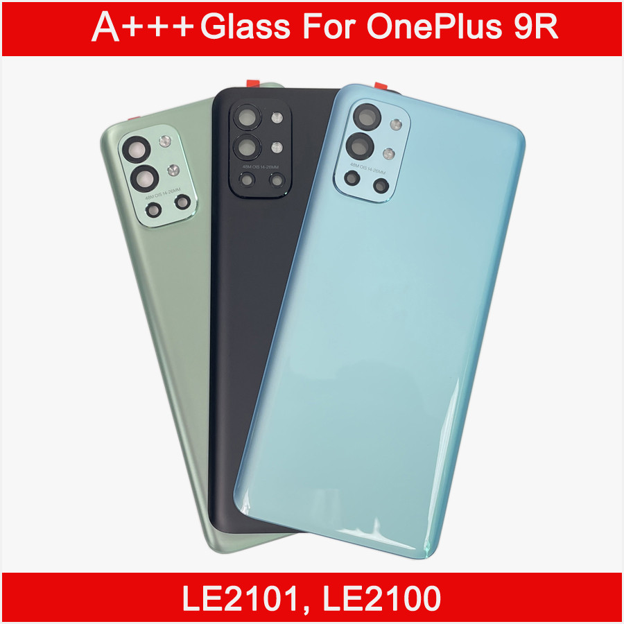 A+++ Back Battery Cover For Oneplus 9R 1+ 9R Rear Glass Battery Housing ...