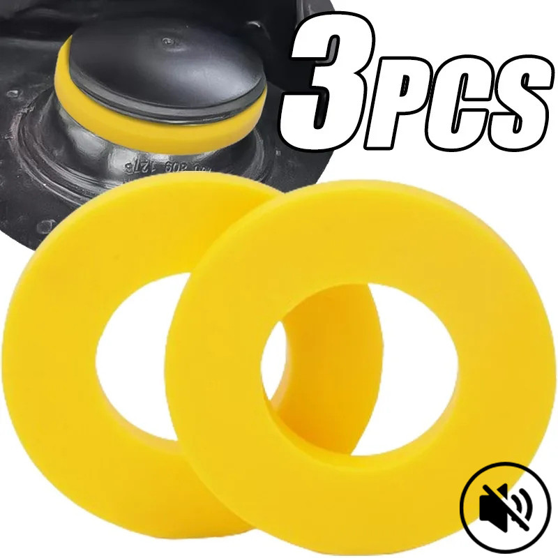PP+3pcs Universal Car Silencer Pad Rubber Bushing Dampers Front Strut ...