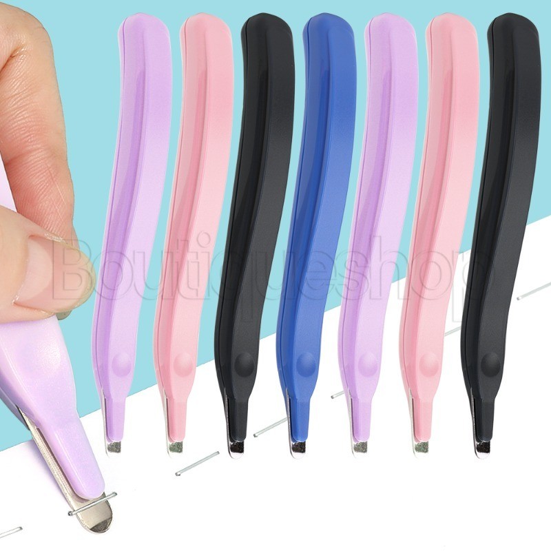 Random Color 1Pc Pen Shaped Staple Remover - Staples Extractor - Metal ...