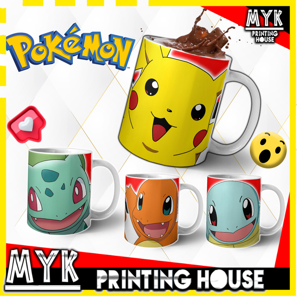 POKEMON SET 2 ANIME MUG DESIGN | Shopee Philippines