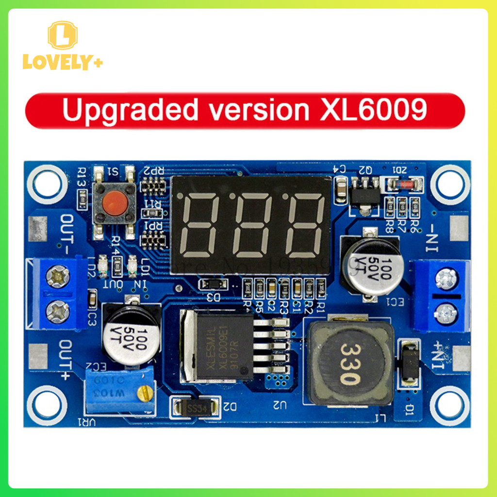 DC-DC XL6009 Boost Step Up Power Module With LED High-Q Adjustable 3-32V to 5-35V Voltage ...