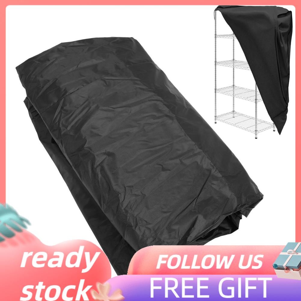Hanhan1 Waterproof Shelf Cover Outdoor Shelving Unit Dustproof Storage ...
