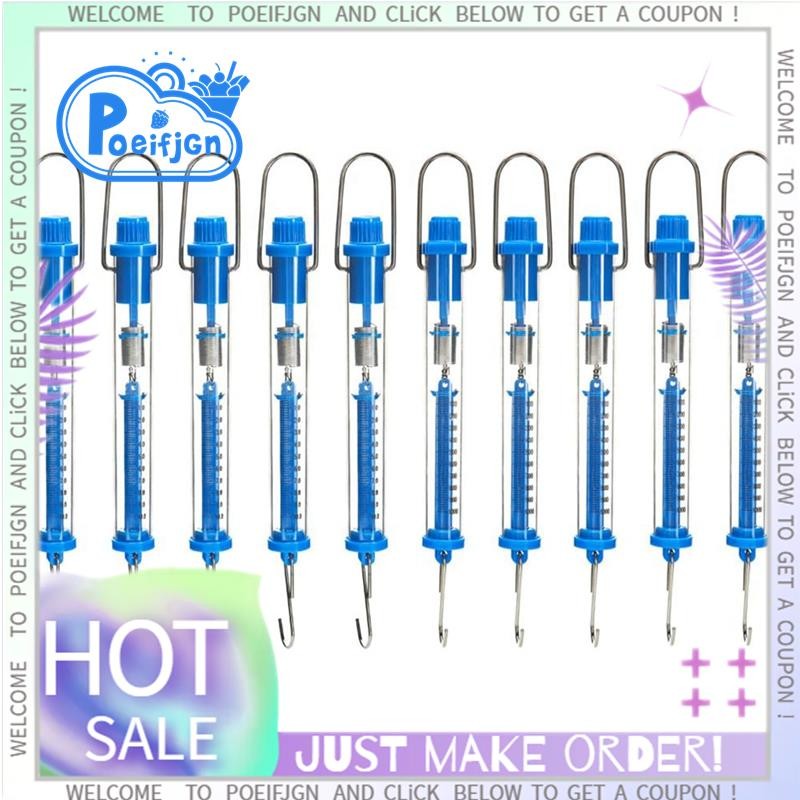 Spring Scale, 10 Pack 10N Transparent Spring Balance Hanging Tube ...