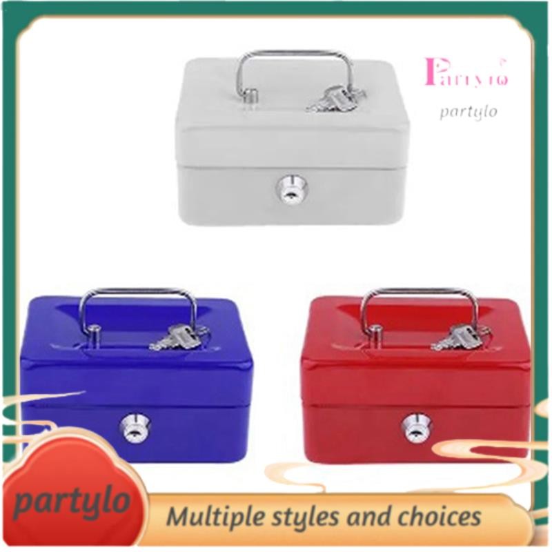 【Fast delivery】Mini Petty Cash Box Lockable Security Money Safe Box ...