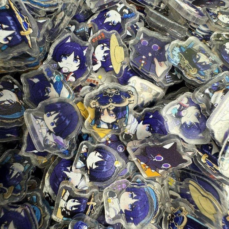 75Pcs Game Genshin Impact Wanderer Balladeer Kabukimono Scaramouche ...