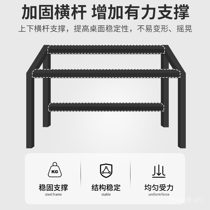 Large Long Table Workbench Office Office Desk and Chair Combination ...