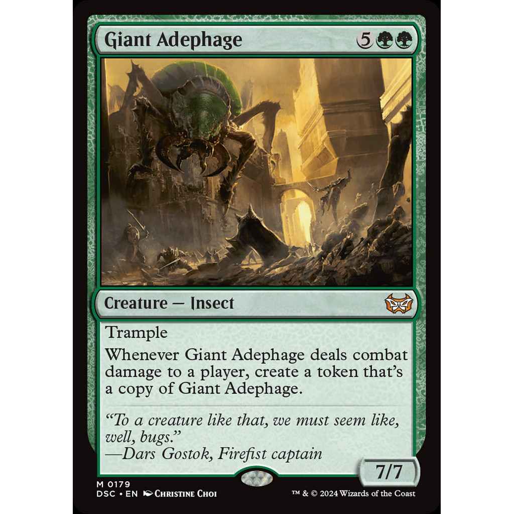 Giant Adephage [Duskmourn: House of Horror Commander] | Shopee Philippines