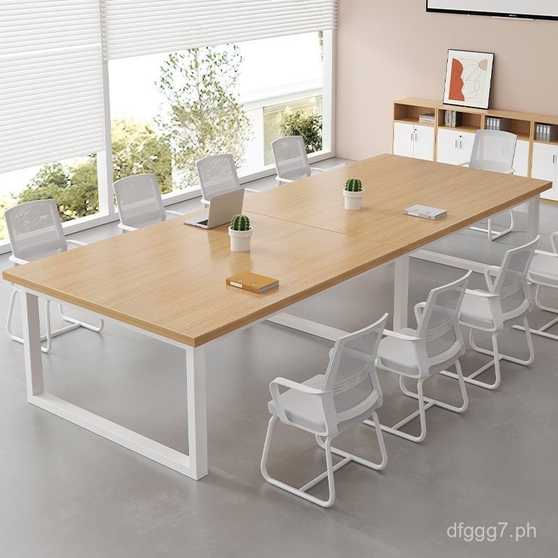 Conference Table Long Table Office Table and Chair Combination Simple ...