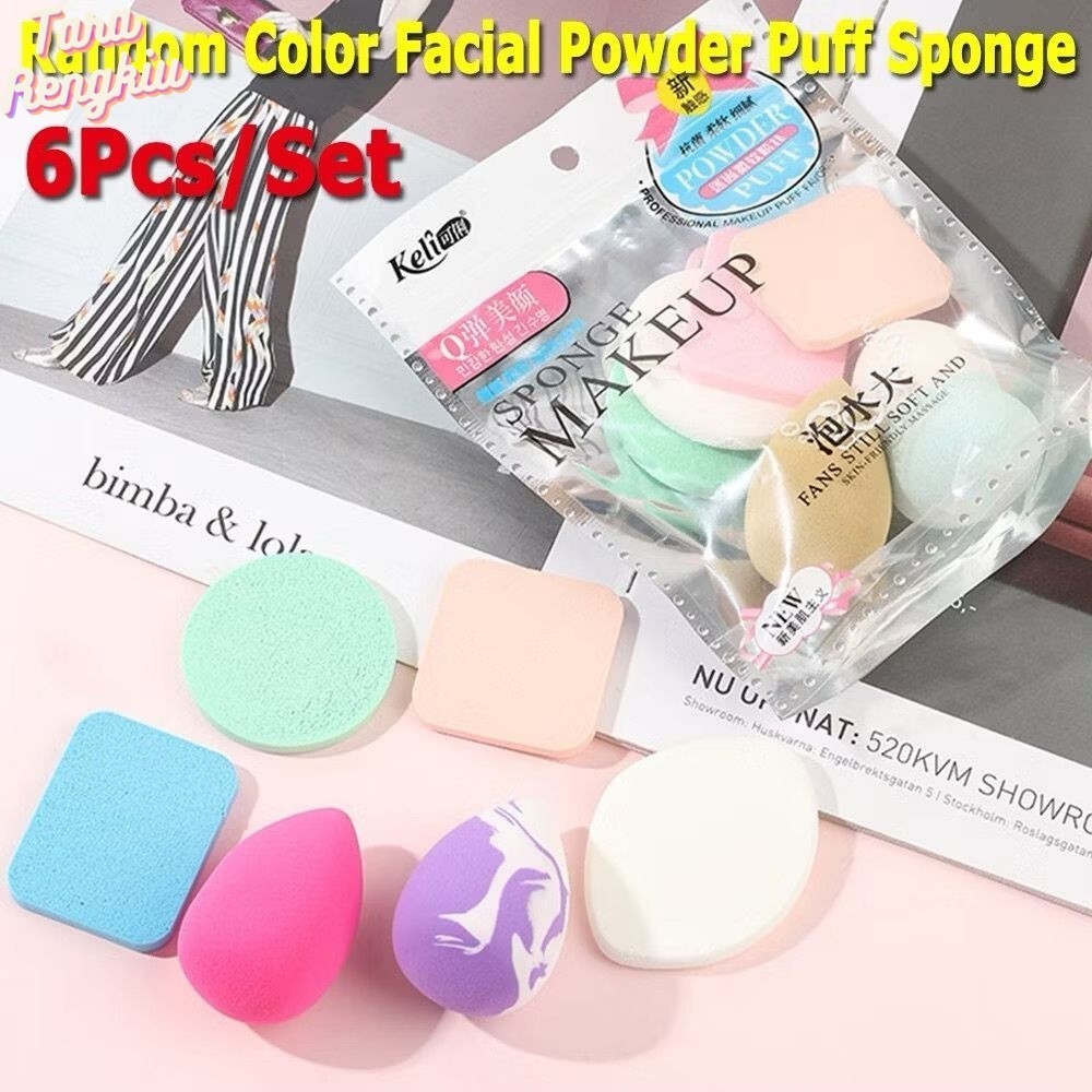 ACE - 6 IN 1 Make Up Sponge Beauty Blender Powder Sponge Contains 6 Pcs ...