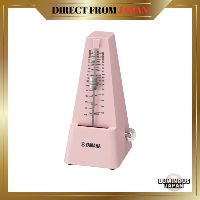 YAMAHA Metronome Pink MP-90PK Classic Pyramid Style with a Matte Finish ...