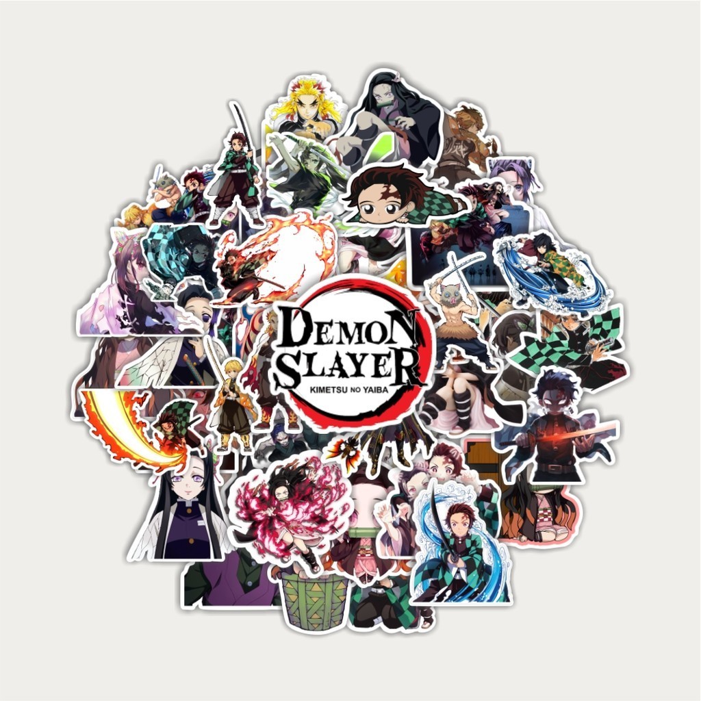 Sticker Pack Demon Slayer Anime Stickers | TUMBLR Sticker | HELMET ...