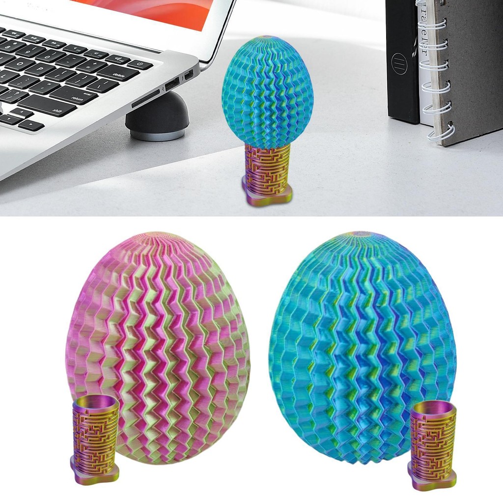 3D Printed Egg 3D Printed Secret Storage Box for Cash Fidget Toy Stress ...
