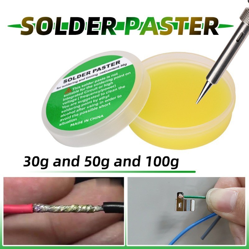 100g Solder Paste Soldering Flux Lead-free No-clean Solder Grease Iron ...