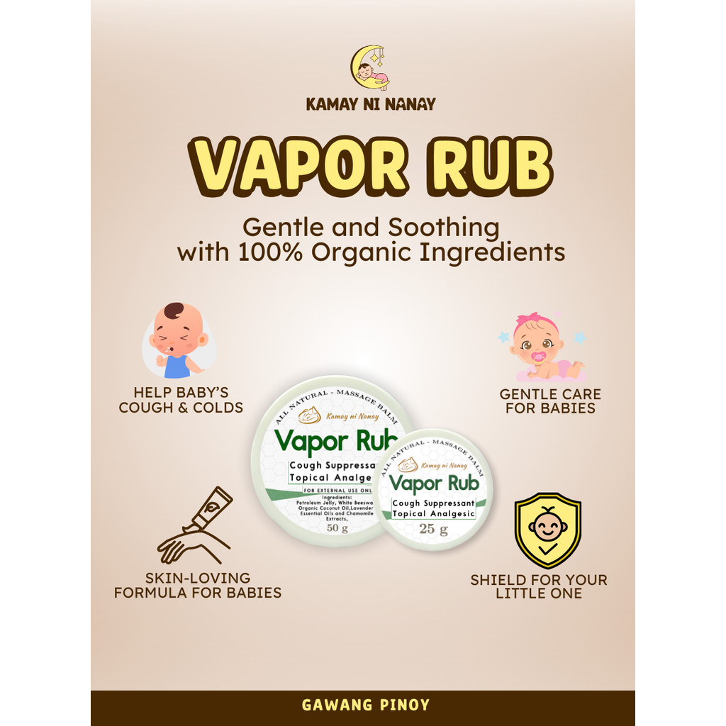 Vapor Rub Kamay ni Nanay Baby – Safe Vapor Rub for Babies | G6PD Safe ...