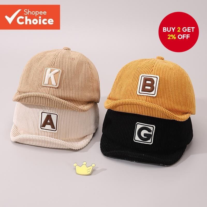 Classic Corduroy Baseball Cap For Kids With Soft Brim Sun Protection ...