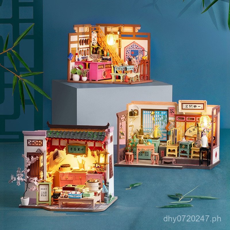 Yun Qian Light and Gentle DIY Small House Model Scent Gift for Women ...