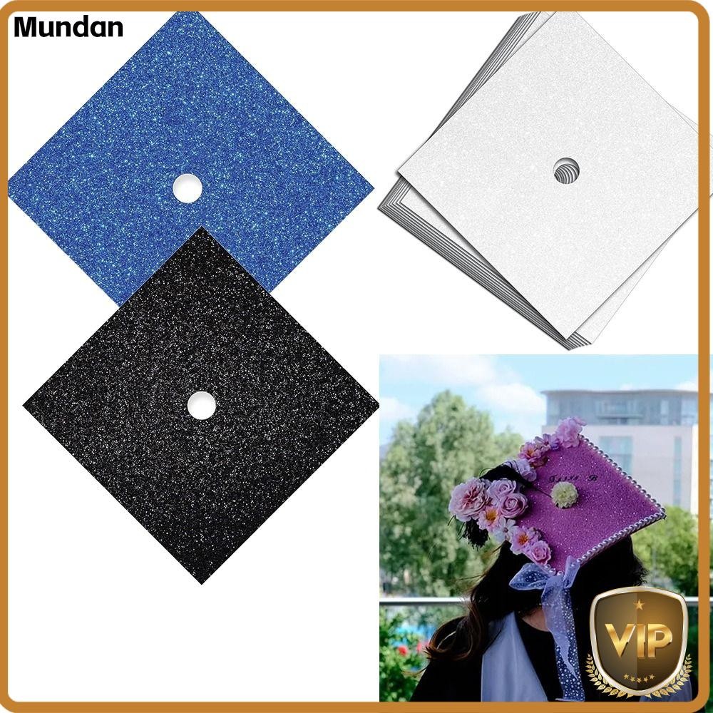 MUNDAN Graduation Hat Decoration Stickers, University Self Adhesive EVA ...