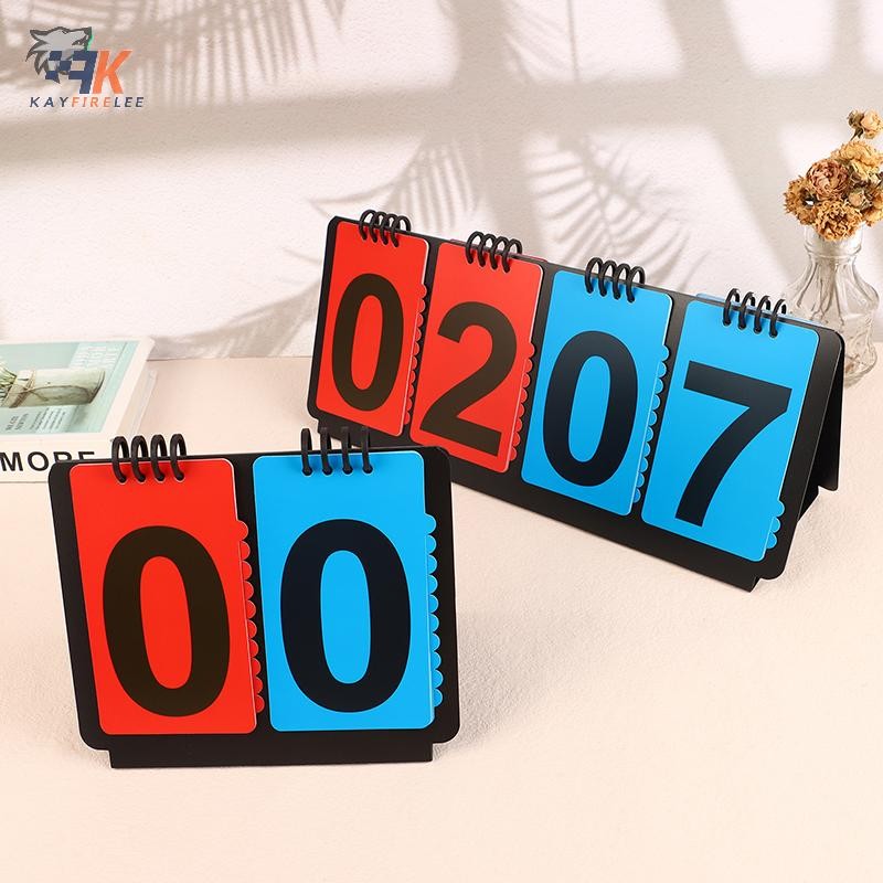 (KFL) Sports Scoreboard Manual Score Flip Cards Score Counter For ...