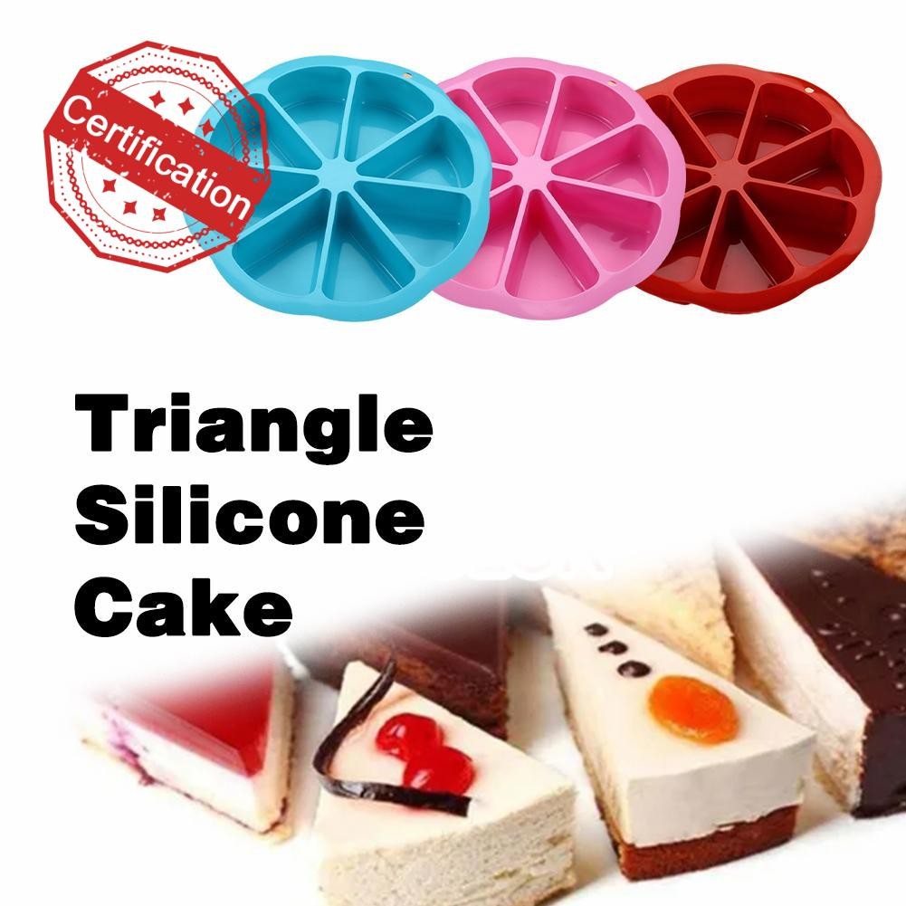 Triangle Shape Silicone Cake Mold Kitchen Baking Molds Pudding Tool ...