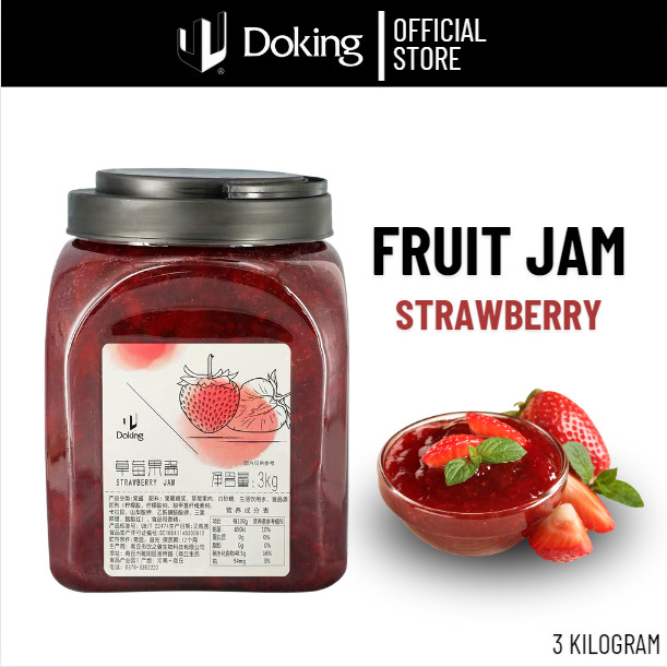 Doking Jam Strawberry 3kg | Shopee Philippines